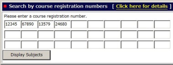 Academic Affairs Web System User Manual：Keio University Student Website